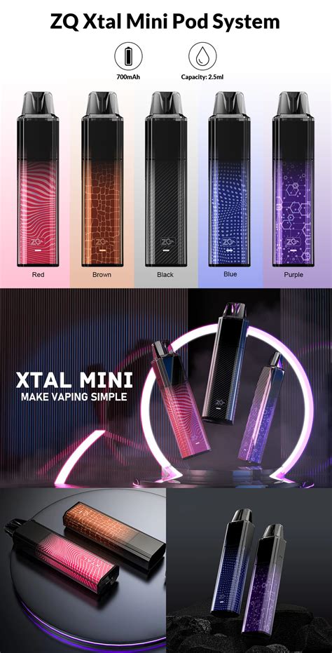 Zq Xtal Mini Pod System 700mah Vapesourcing