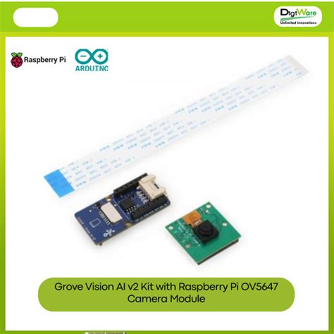 jual grove vision ai v2 kit with raspberry pi ov5647 camera module arm