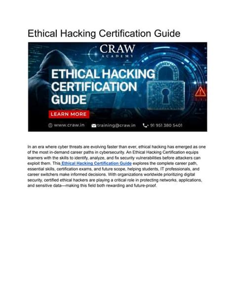 Ethical Hacking Course After 12thpptx
