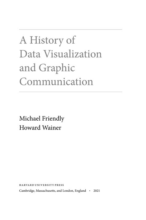 A History Of Data Visualization And Graphic Communication Docslib