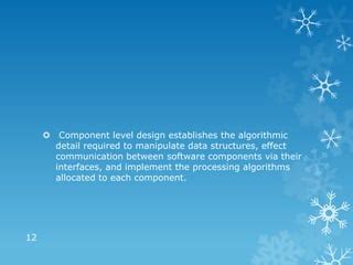 Component Level Design PPTX Programming Languages Computing