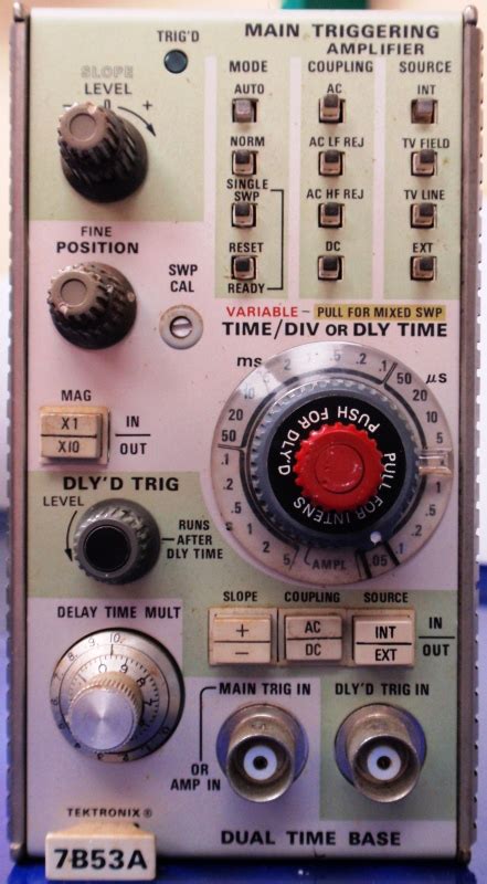 Restoration Of Tek 7603 Scope W 7a18 Amp 7b53a Timebase Page 1