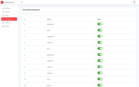 all video downloader android app admin panel php laravel by