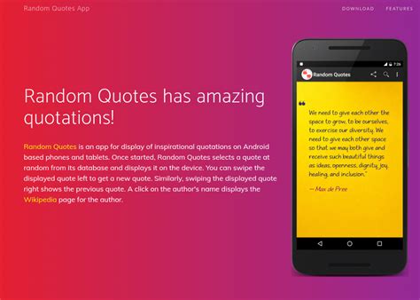 Random Quotes App Aards Nominee