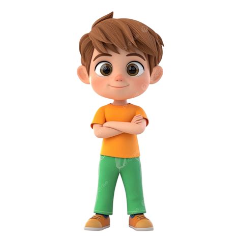 3d cartoon character in t pose perfect for rigging and animation 3d
