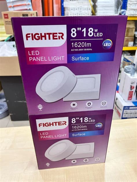 Fighter 18w 8 Led Surface Downlight 4000k Cool White Round