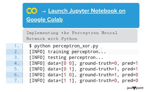 Perceptron Learning Algorithm In Python Tpoint Tech