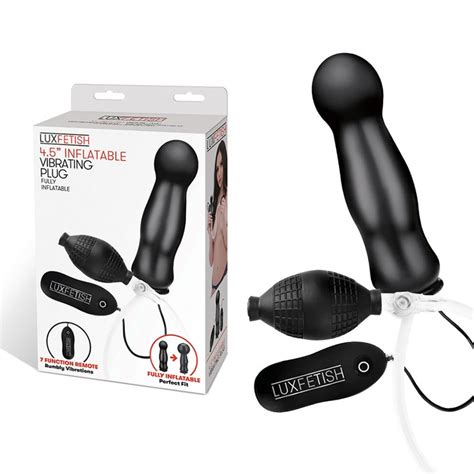 Lux Fetish 4 5 Inflatable Vibrating Plug
