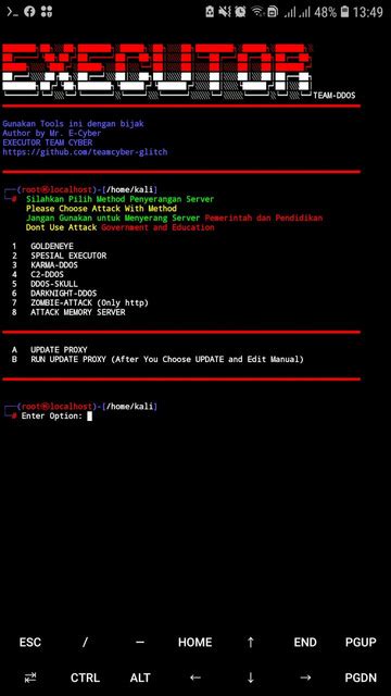 GitHub Teamcyber Glitch EXECUTOR DDOS