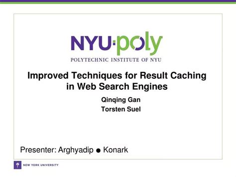 Ppt Weighted Caching Techniques For Improved Web Search Engine