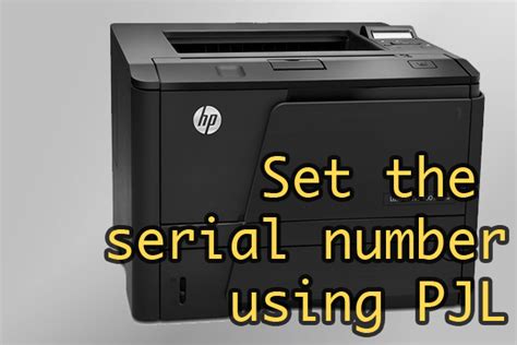 Serial Number Printer Treesh