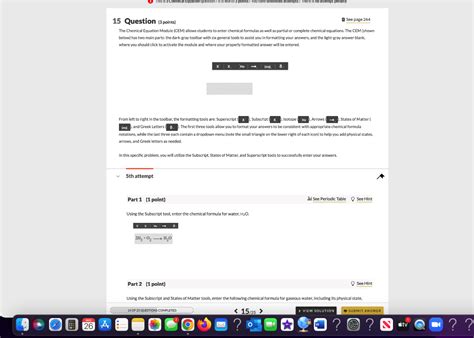 Solved Using the Subscript tool, enter the chemical formula | Chegg.com