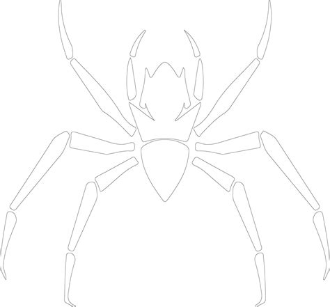Assassin Bug Outline Silhouette 38490732 Vector Art At Vecteezy
