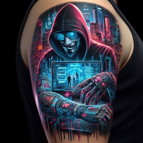 Cybernetics Technology Tattoo
