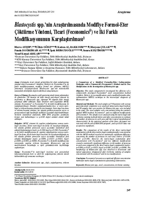 Pdf A Comparison Of A Modified Formalin Ether Concentration Technique
