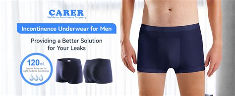 Incontinence Underwear For Men Washable Mens Incontinence