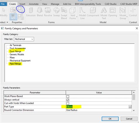 Setting The Default Duct Fittings Autodesk Community