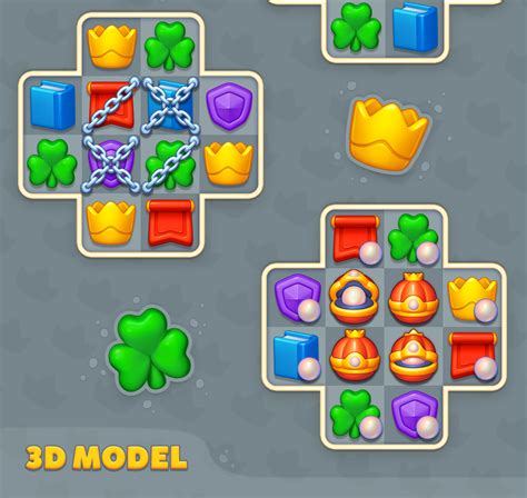 Match Elements For Royal Game Behance