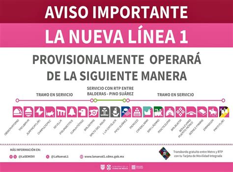 ¿qué Estaciones De La Línea 1 Del Metro Cdmx Ya Están Abiertas