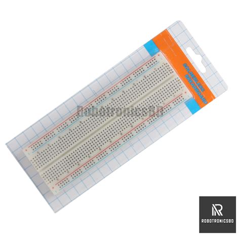 Breadboard Full Size 830 Points Solderless White Prototype Test Circuit Board For Circuit