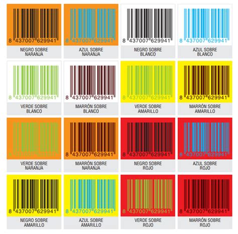 7 Recomendaciones Sobre Color Y Código De Barras Blogartesvisuales