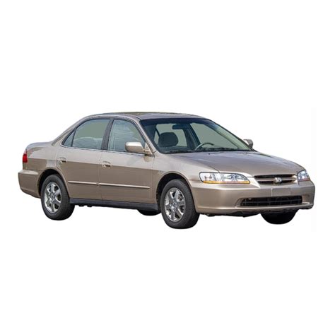 Honda 2000 Accord Sedan Owners Manual Pdf Download Manualslib