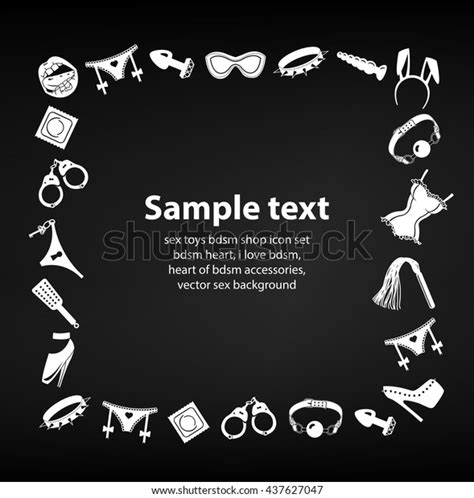 Sex Toys Bdsm Icon Set Square 스톡 벡터로열티 프리 437627047 Shutterstock