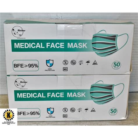 2 Boxes Of 3 Layer Medical Mask