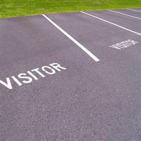 Visitor Parking Lot Marking Stencil Parking Lot Sign Parking Lot