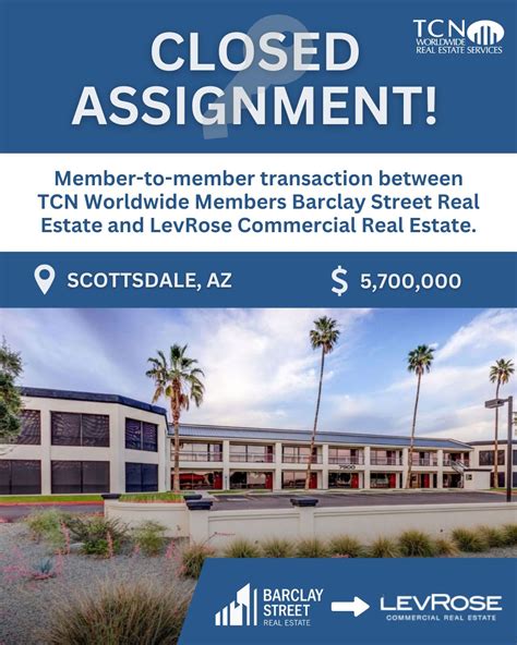 Closed Assignment Congratulations To Tcn Worldwide Members Barclay