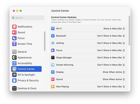 Control Center Or Any Other Icon In The Top Left Not Showing R Macos