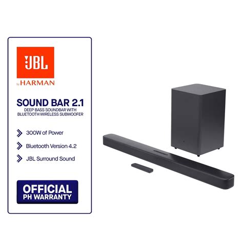 Jbl Sound Bar Deep Bass Bar Deep Bass Mk Soundbar With Bluetooth Wireless Subwoofer