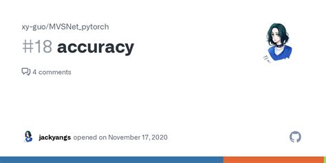 accuracy · issue 18 · xy guo mvsnet pytorch · github