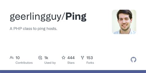 Github Geerlingguy Ping A Php Class To Ping Hosts