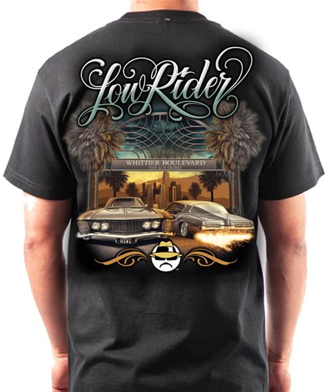 Lowrider Clothing Rivi New T Shirt Chicano Culture Hustler Whittier