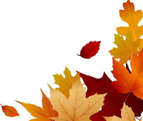 Autumn Leaf Corner Border Design Background Decoration 31427088 Png