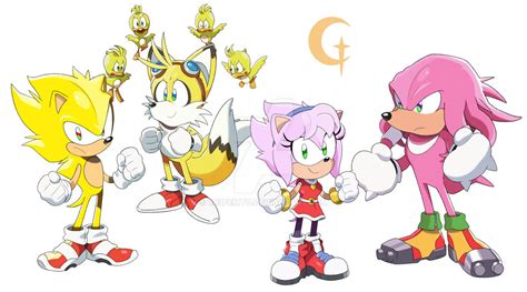 Super Sonic Heroes By Bb3femto On Deviantart