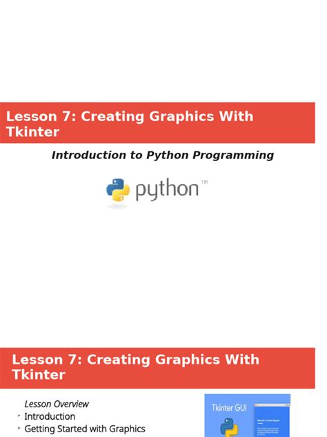 Lesson 7 Graphics With Tkinter Pdf Inheritance Object Oriented Programming Shape