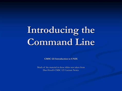 Introcommandlineppt