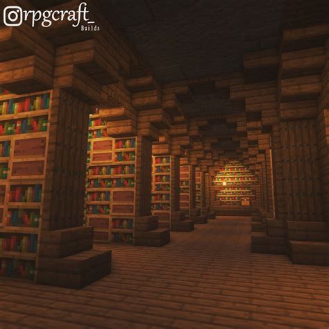 Minecraft Library Inspiration Aesthetic Minecraft Book Shop