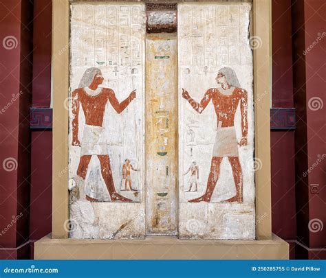 Stela Inside The Museum Of Egyptian Antiquities In Cairo Egypt
