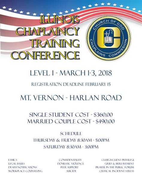 Chaplaincy Training Illinois Church Of God