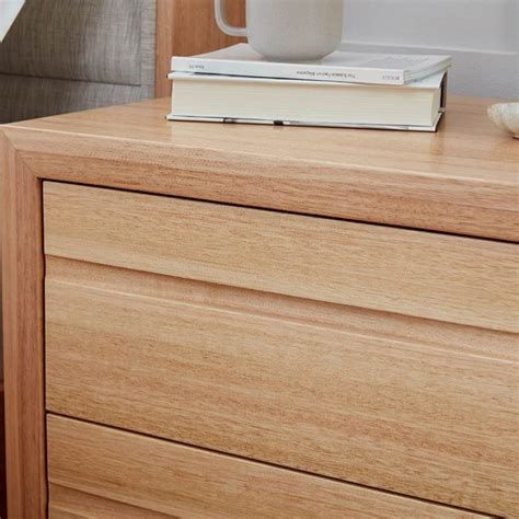 Rialto Bedside Table 2 Drawer Forty Winks