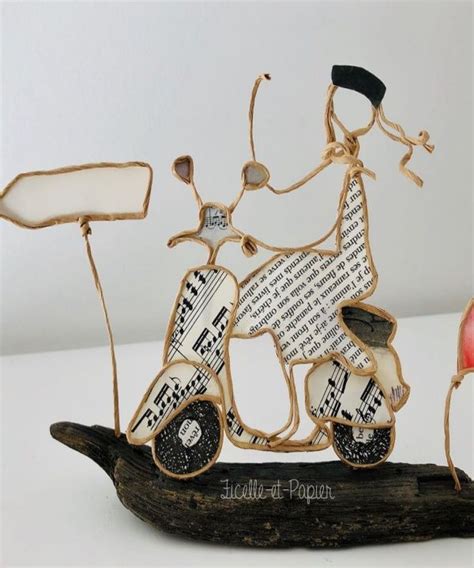 35 Diy Craft Figures Made With Paper Wire Wire Diy Crafts Wire Crafts Crafts