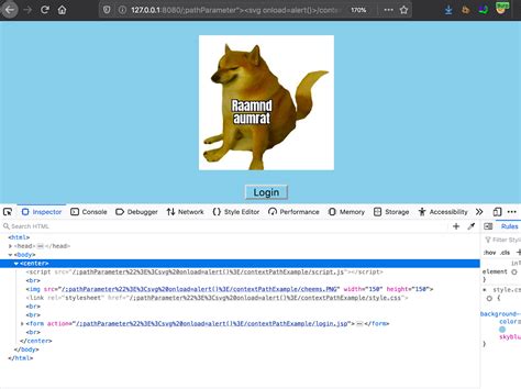 JSP ContextPath Link Manipulation XSS