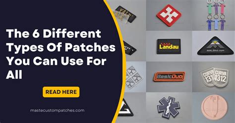 the 6 different types of patches you can use for all