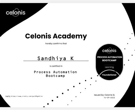 Completed Celonis Course 💯 Sandhiya K