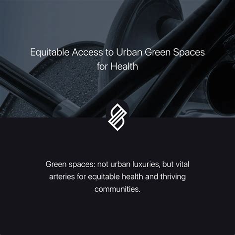Equitable Access To Urban Green Spaces For Health → Scenario