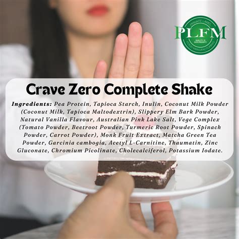 Crave Zero Complete Shake Private Label Food Manufacturing Plfm