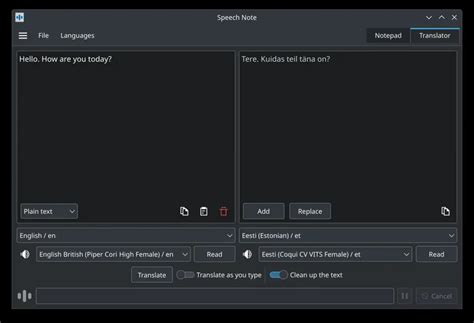 Speech Note Text To Speech Transformation Linuxmaster Club